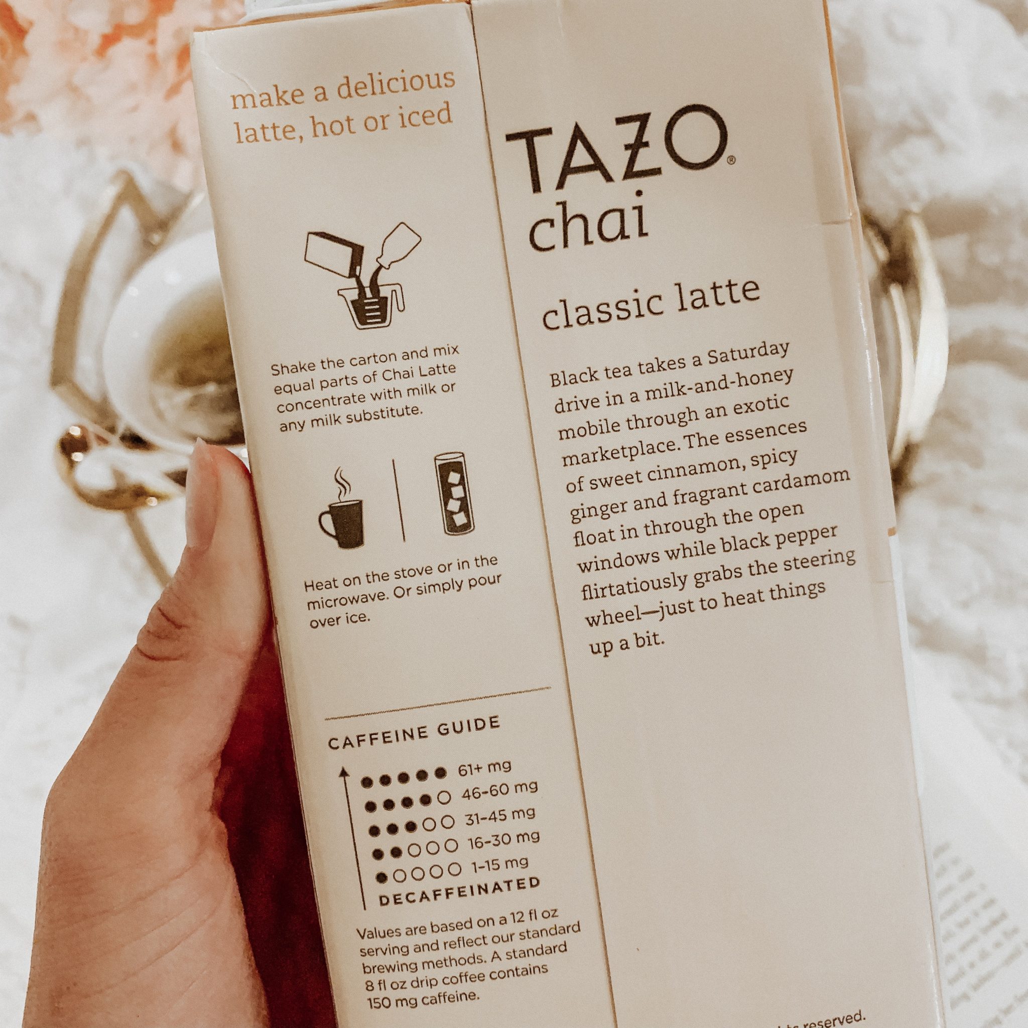Bringing in the fall season with my favorite Tazo teas.