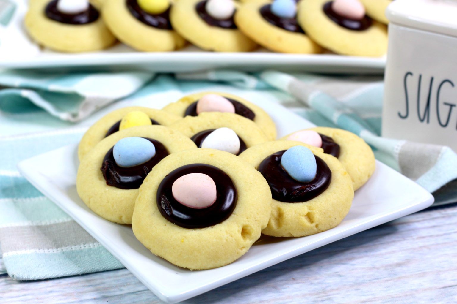 Easter Thumbprint Cookies