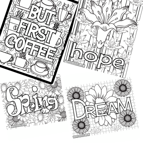 FREE learning & coloring page printable for kids and adults!
