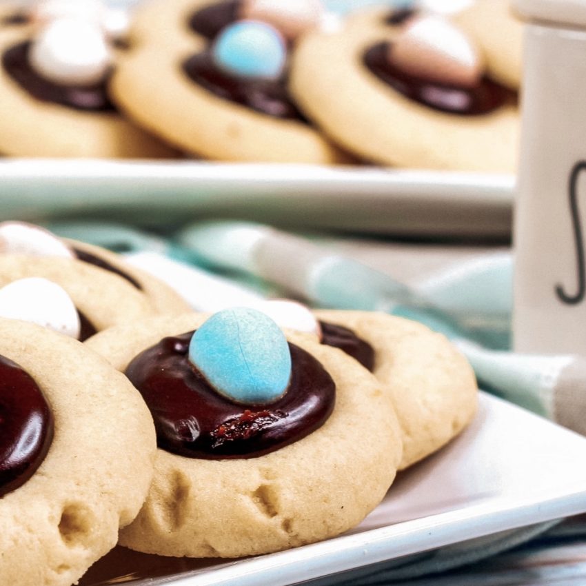 Easter Thumbprint Cookies