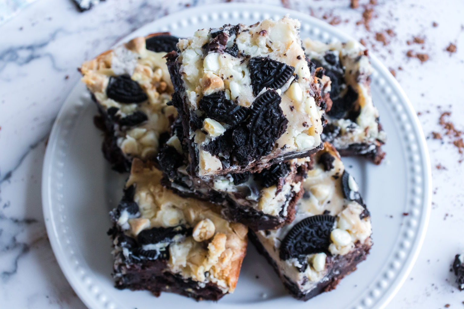 Oreo Cheesecake Brownies