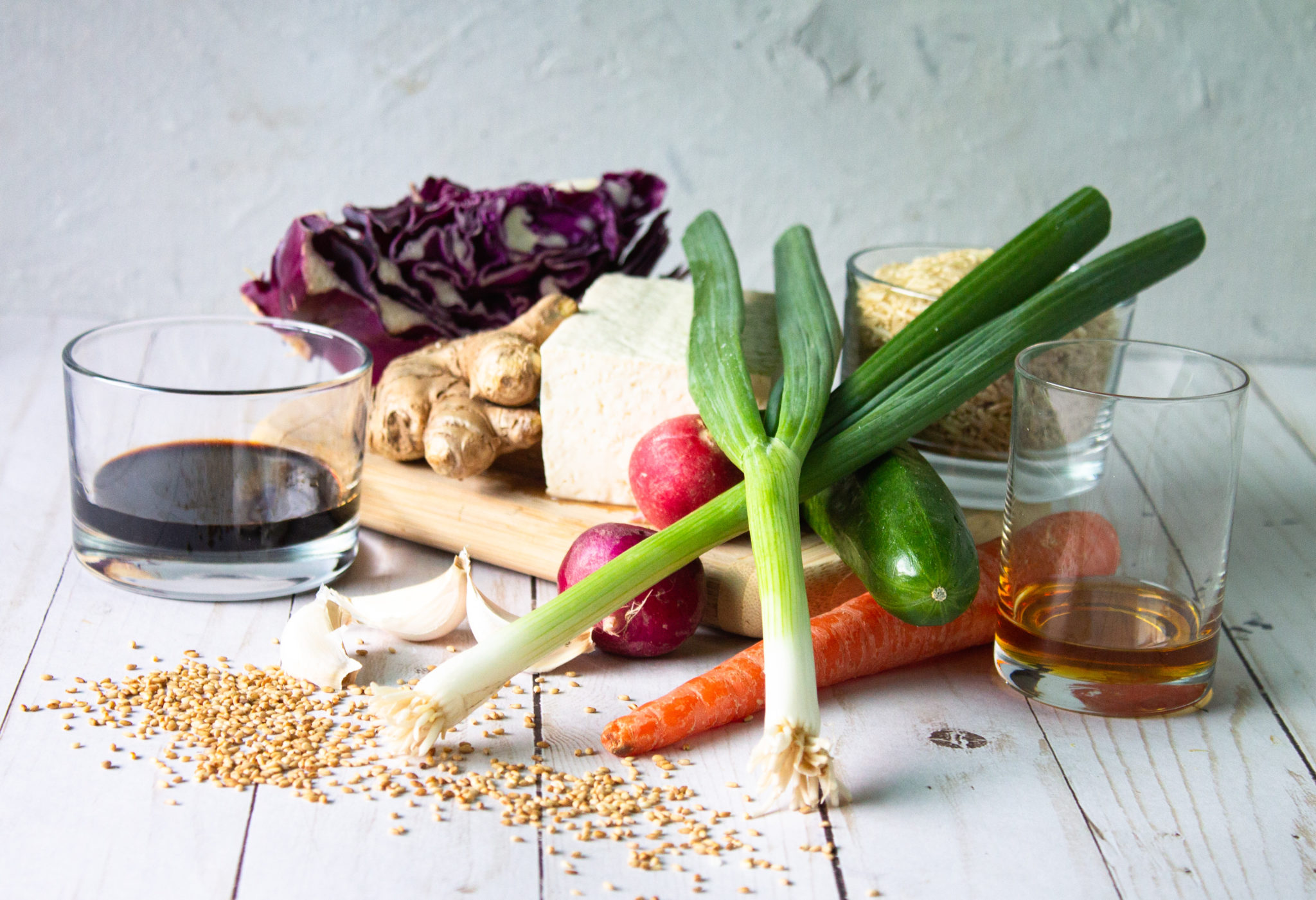 Sesame-crusted Tofu Power Plate
