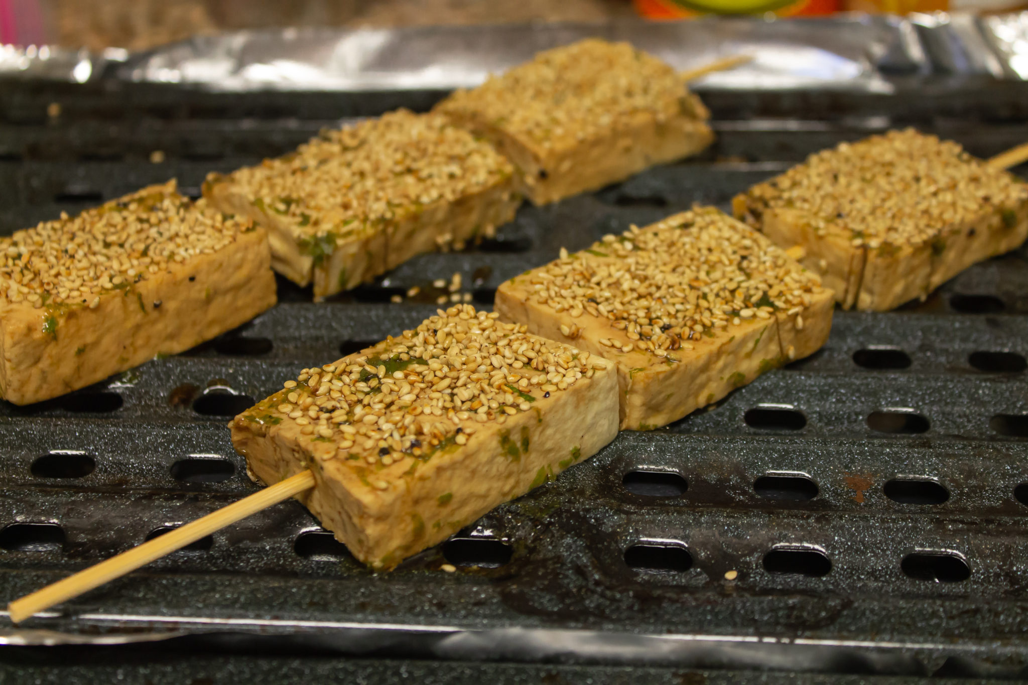 Sesame-crusted Tofu Power Plate